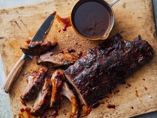 Mayo-Grilled Barbecue Ribs Recipe | Food Network Kitchen | Food Network