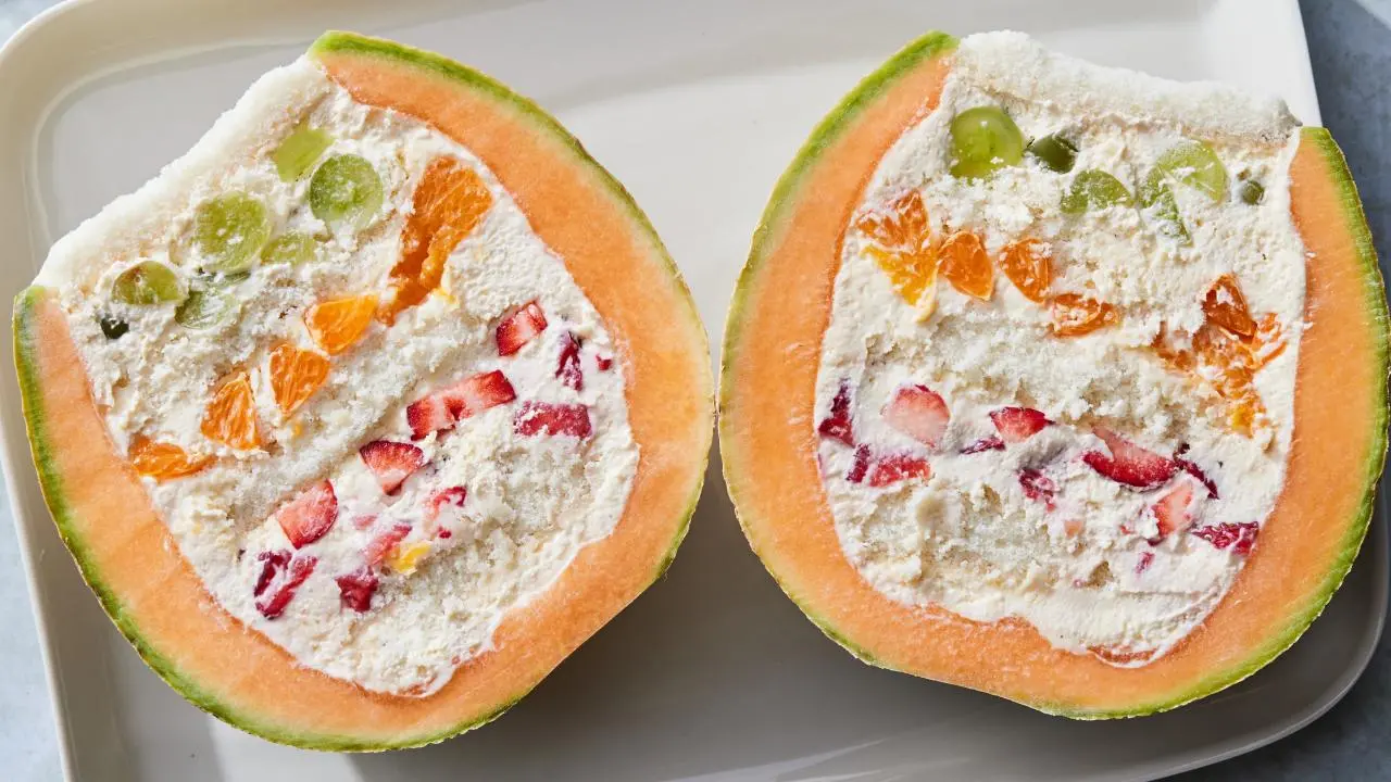 Whole Melon Cake Recipe | Food Network Kitchen | Food Network