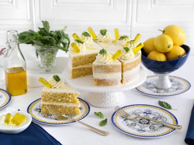 Lemon Olive Oil Cake Recipe | Heather Baird | Food Network