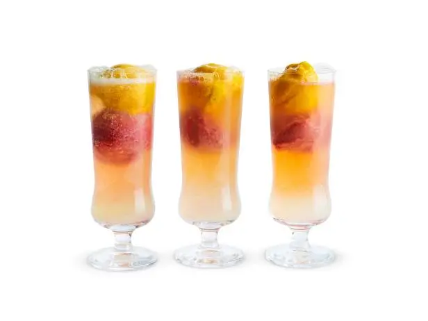 Mango-Raspberry Margarita Float Recipe - Chef's Resource Recipes