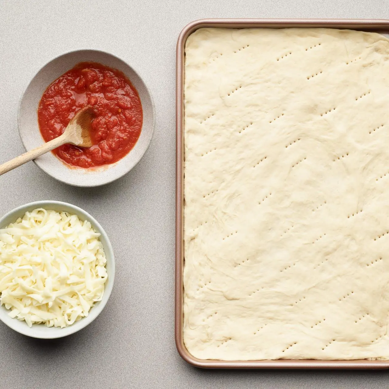 Pizza dough in bread maker store