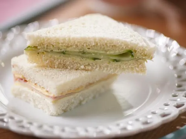Parisian Ham Tea Sandwiches Recipe | Jeff Mauro | Food Network