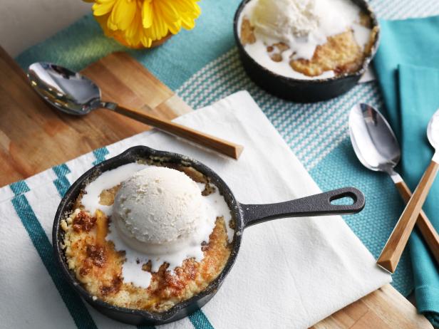Bryon's Mini Peach Dump Cakes Recipe | Kardea Brown | Food Network