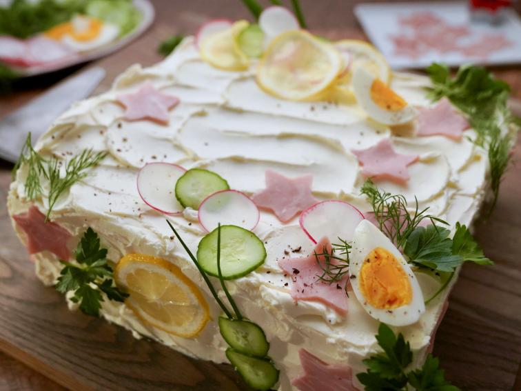 Smorgastarta (Sandwich Cake) Recipe | Molly Yeh | Food Network