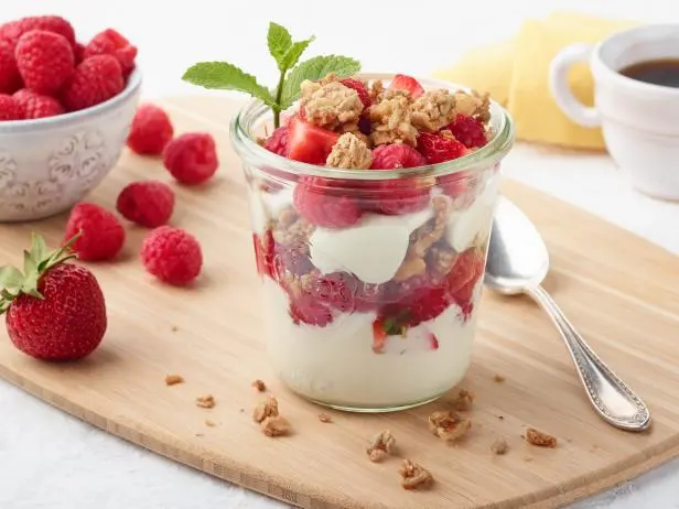 Berries Romanoff Parfait Recipe - Chef's Resource Recipes