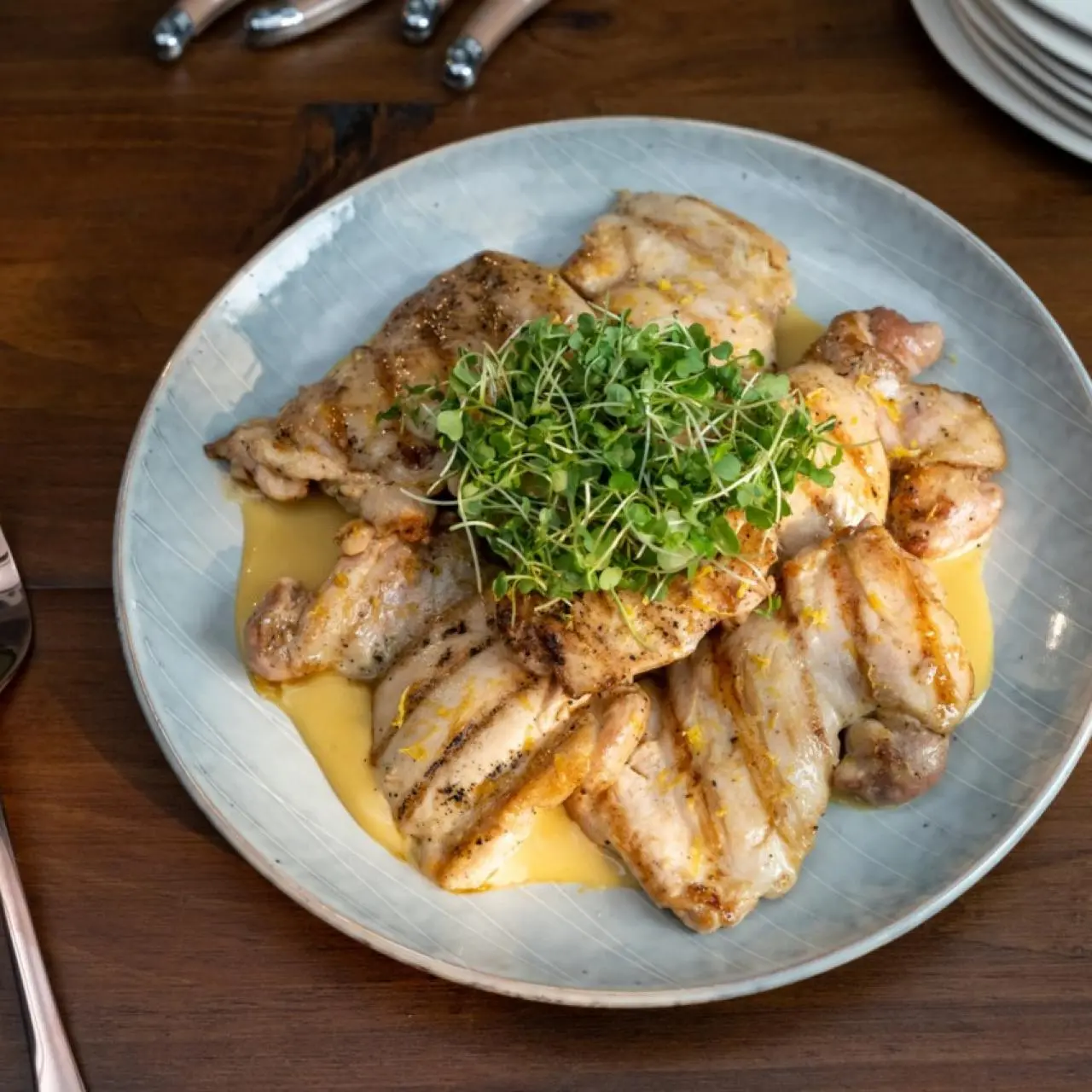 Lemon Dijon Chicken Thighs