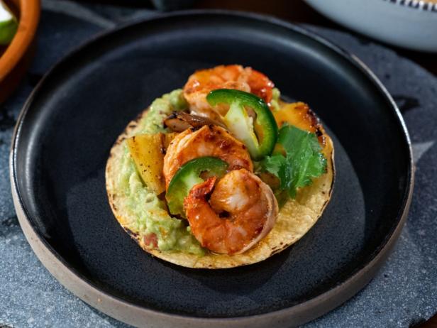 Grilled Shrimp and Pineapple Tacos Recipe | Food Network