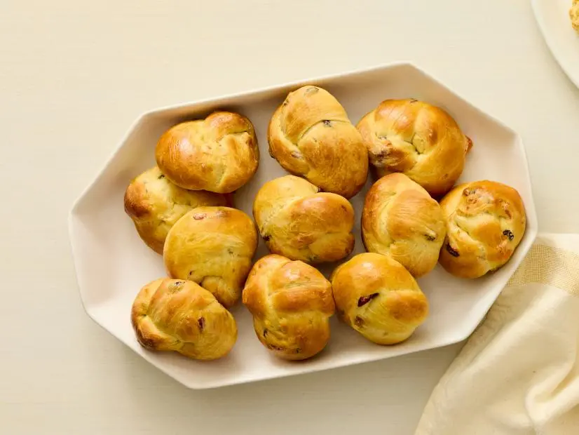 Challah Rolls with Dried Fruit Recipe | Food Network Kitchen | Food Network