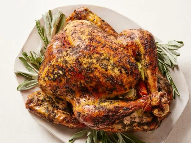 Fresh Herb Butter-Basted Turkey Recipe - Chef's Resource Recipes