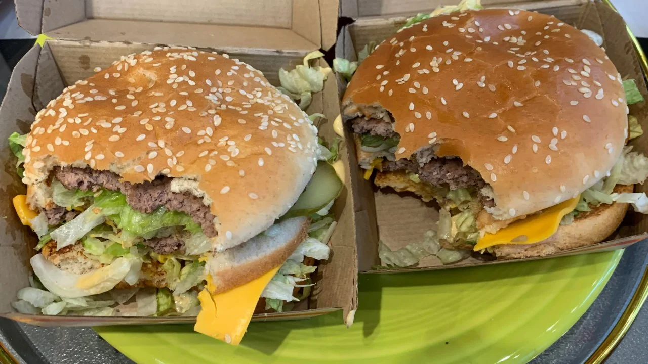 Hamburgers Mcdonald's Avant Cuisson