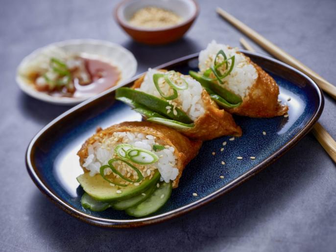 Avocado Cucumber Inari Recipe | Food Network