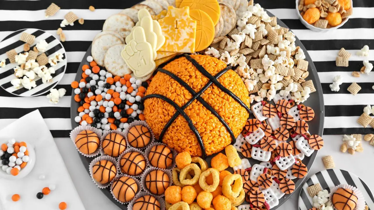 Basketball Snack Board Recipe | Heather Baird | Food Network