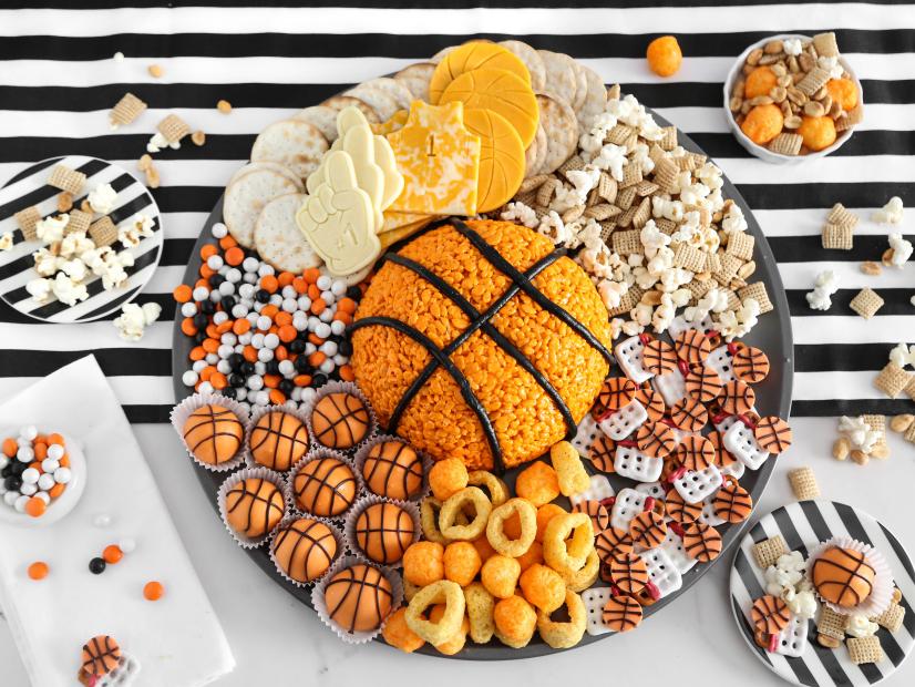 Basketball Snack Board Recipe | Heather Baird | Food Network