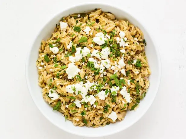 Orzo Pilaf with Goat Cheese Recipe - Chef's Resource Recipes