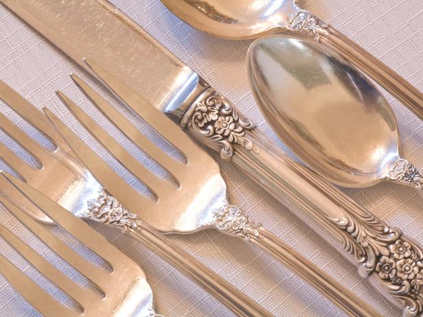 How to Clean Silverware and Remove Tarnish | Cooking School | Food Network