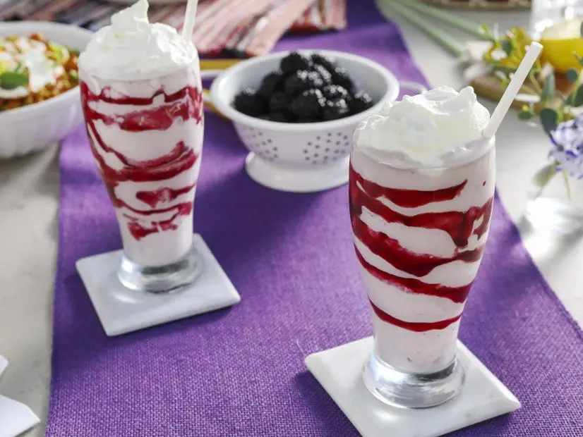 Blackberry Milkshake Recipe | Kardea Brown | Food Network