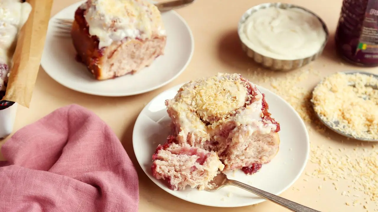 Ube-Coconut Sticky Buns Recipe | Food Network Kitchen | Food Network