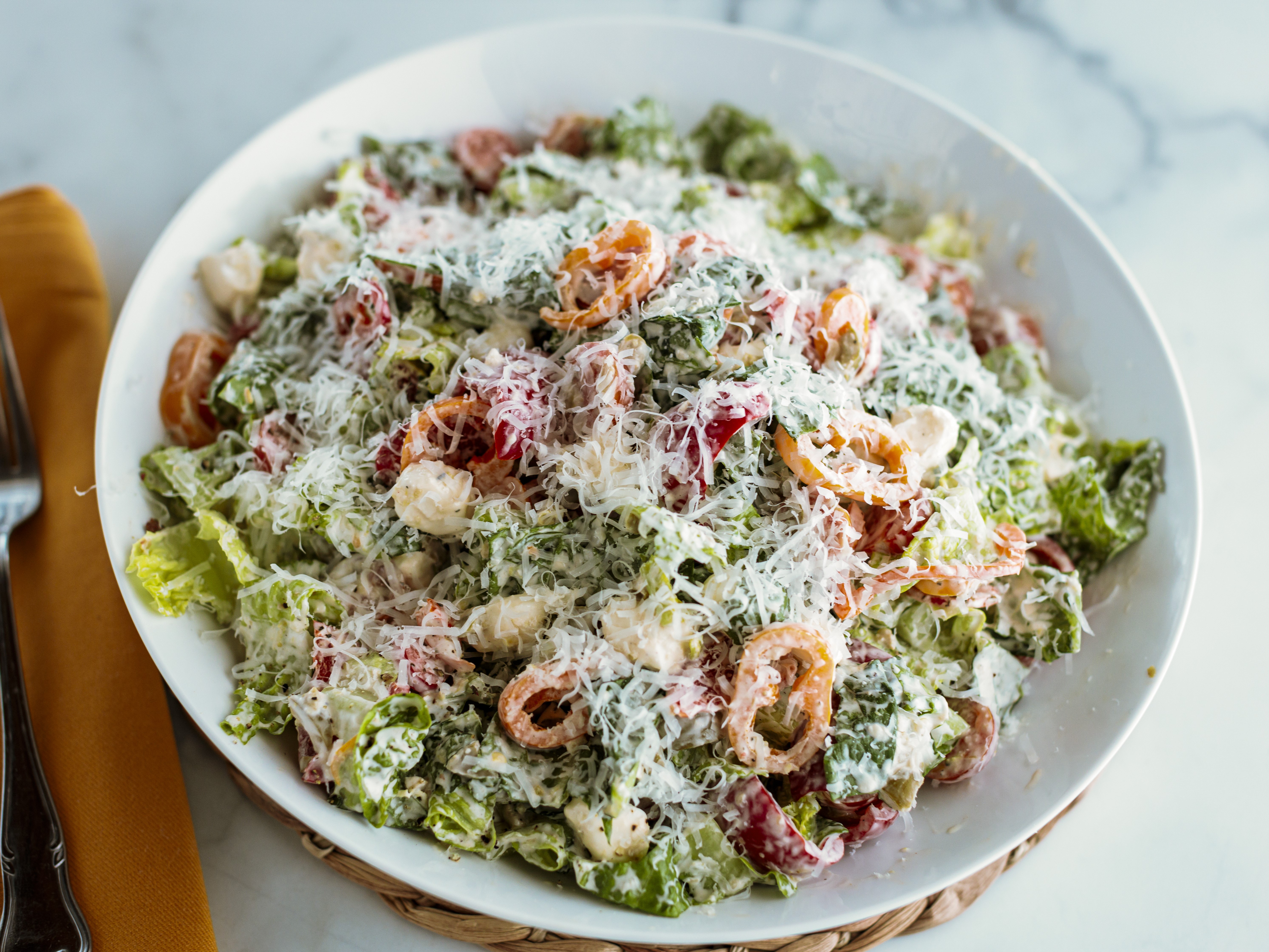 Lemon Pepper Chopped Salad Recipe - Chef's Resource Recipes