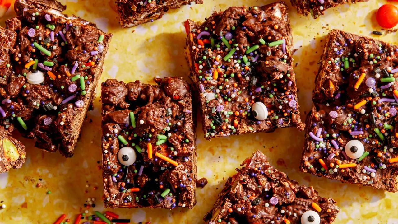 Chunky Halloween Treat Bars Recipe | Food Network Kitchen | Food Network