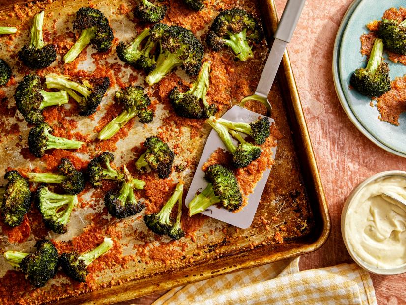 Parmesan-Crusted Broccoli Recipe | Food Network Kitchen | Food Network