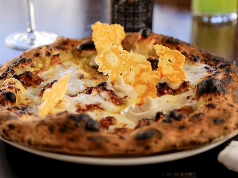 Carbonara Cacio e Pepe Pizza Recipe | Food Network