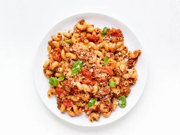 Italian Macaroni with Meat Sauce Recipe | Food Network Kitchen | Food ...