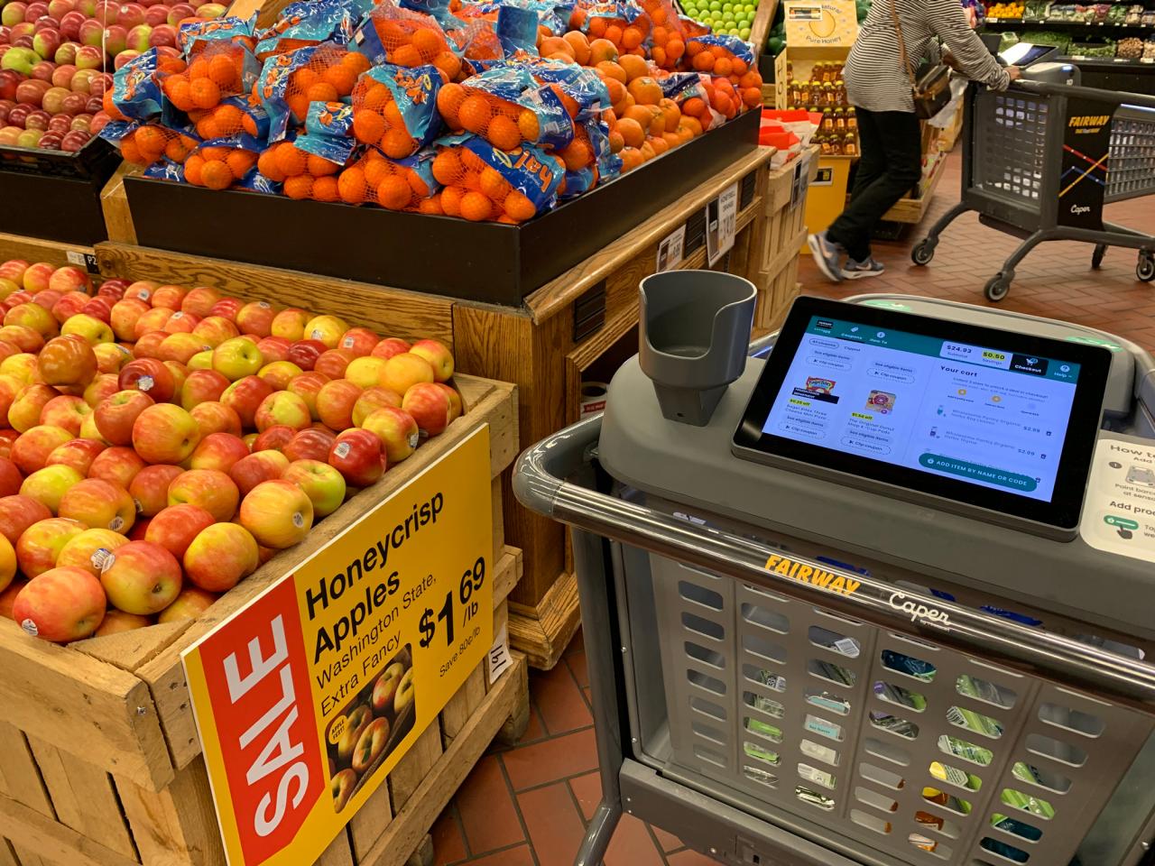 I Tried Instacart’s A.I.-Powered Grocery Shopping Cart | FN Dish ...