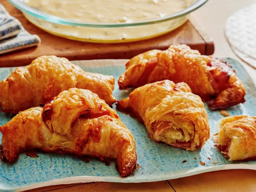 Ham and Cheese Rice Paper Croissants Recipe | Food Network Kitchen ...