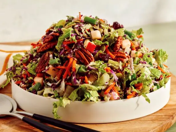 Sky-High Crunchy Thanksgiving Salad Recipe | Food Network Kitchen ...