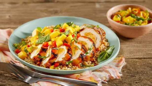 Mango Fire Cheddar-Stuffed Chicken Recipe | Food Network