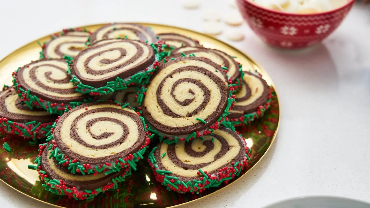 Festive Swirl Cookies Recipe | Food Network Kitchen | Food Network