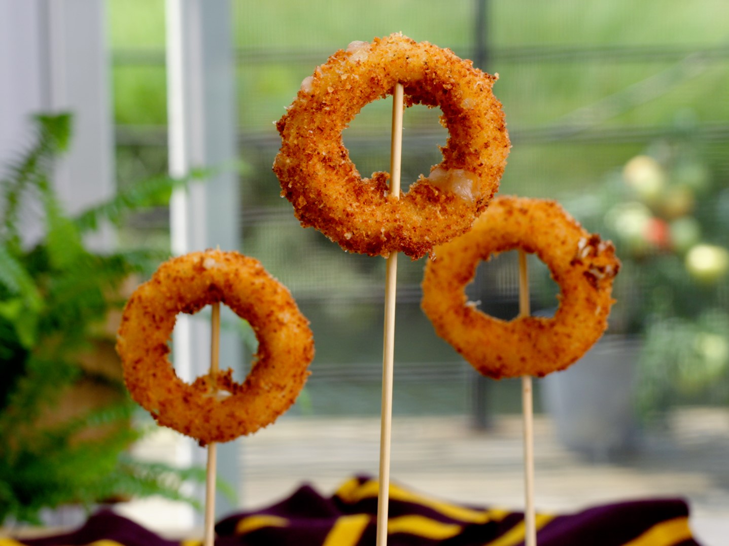 Quidditch Cheese-Stuffed Onion Rings Recipe - Chef's Resource Recipes