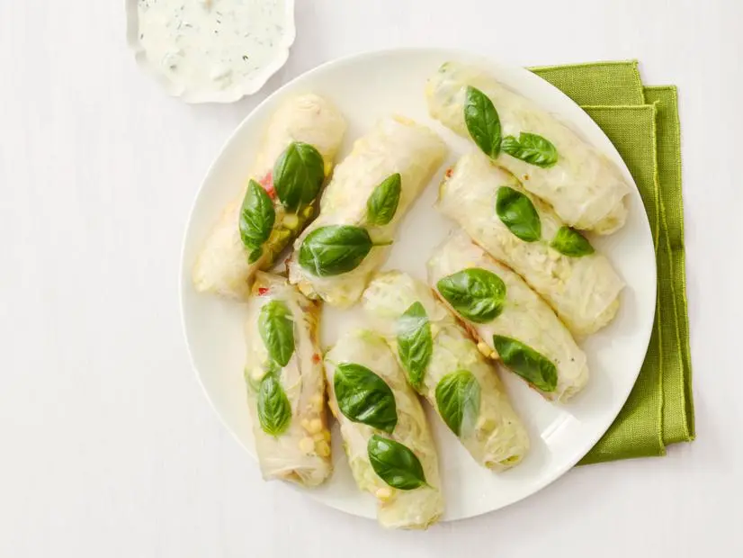 Cobb Salad Summer Rolls Recipe | Food Network Kitchen | Food Network