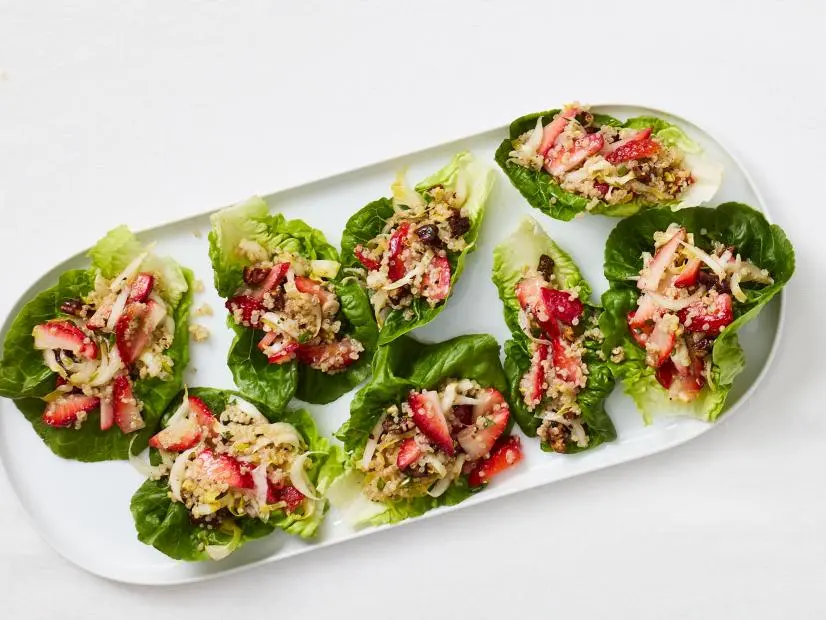 Strawberry Salad Lettuce Cups Recipe | Food Network Kitchen | Food Network