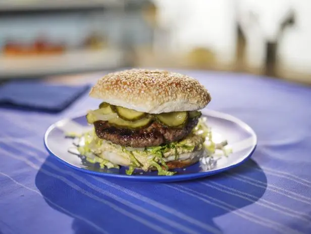 Sunny's Lamb Gyro Burgers Recipe | Sunny Anderson | Food Network