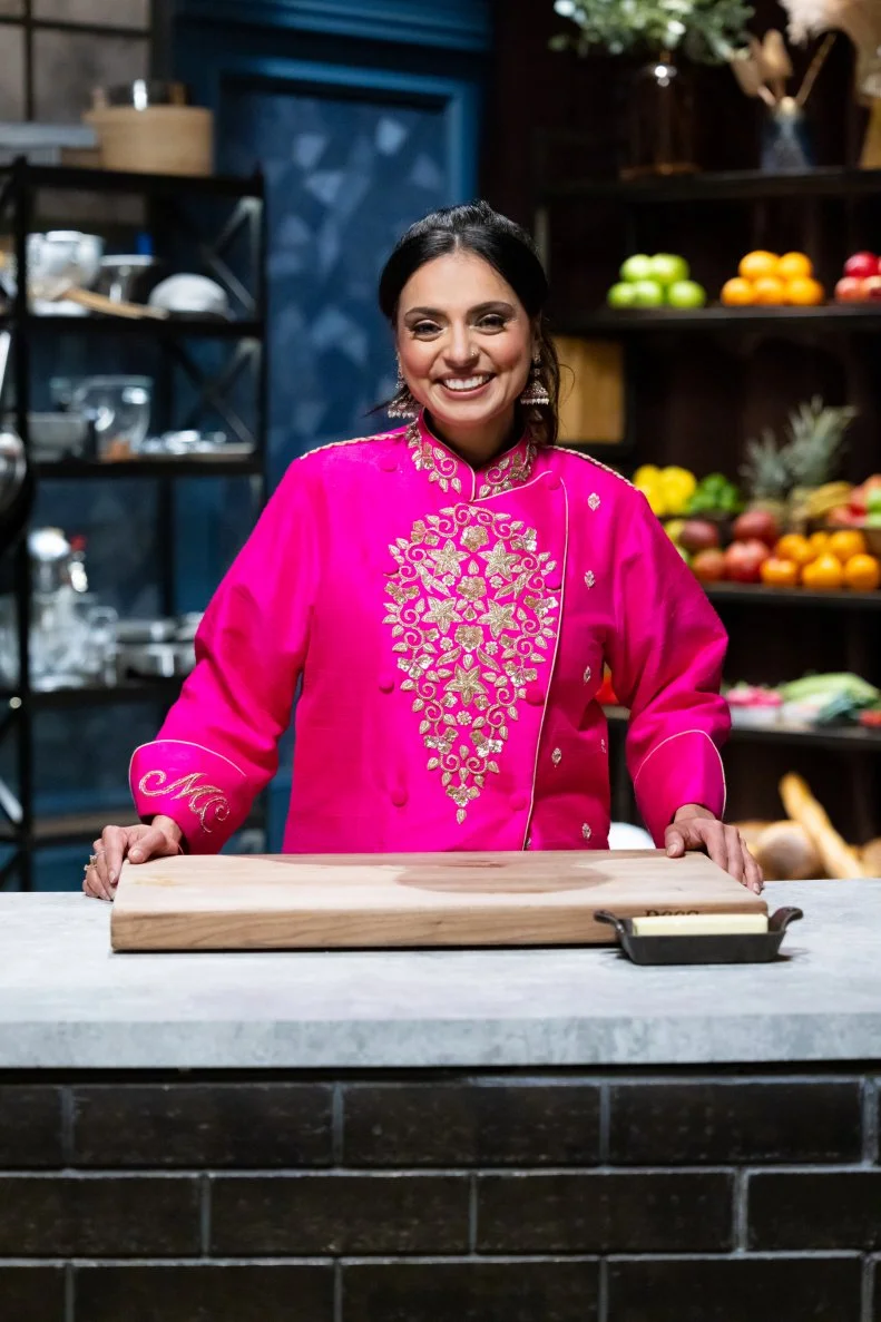 Maneet Chauhan Battles the Titans on 'Bobby's Triple Threat' | Food Network