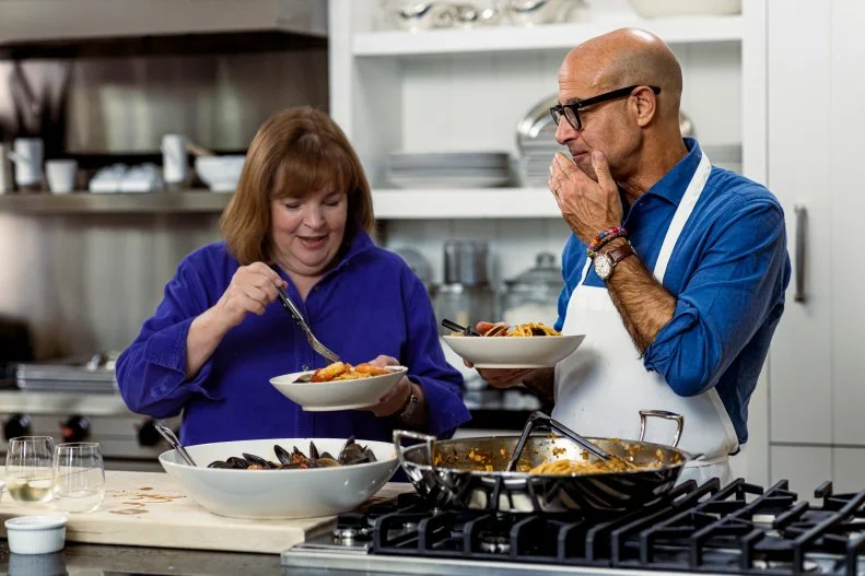 'Be My Guest With Ina Garten': Cooking with Stanley Tucci | Food Network