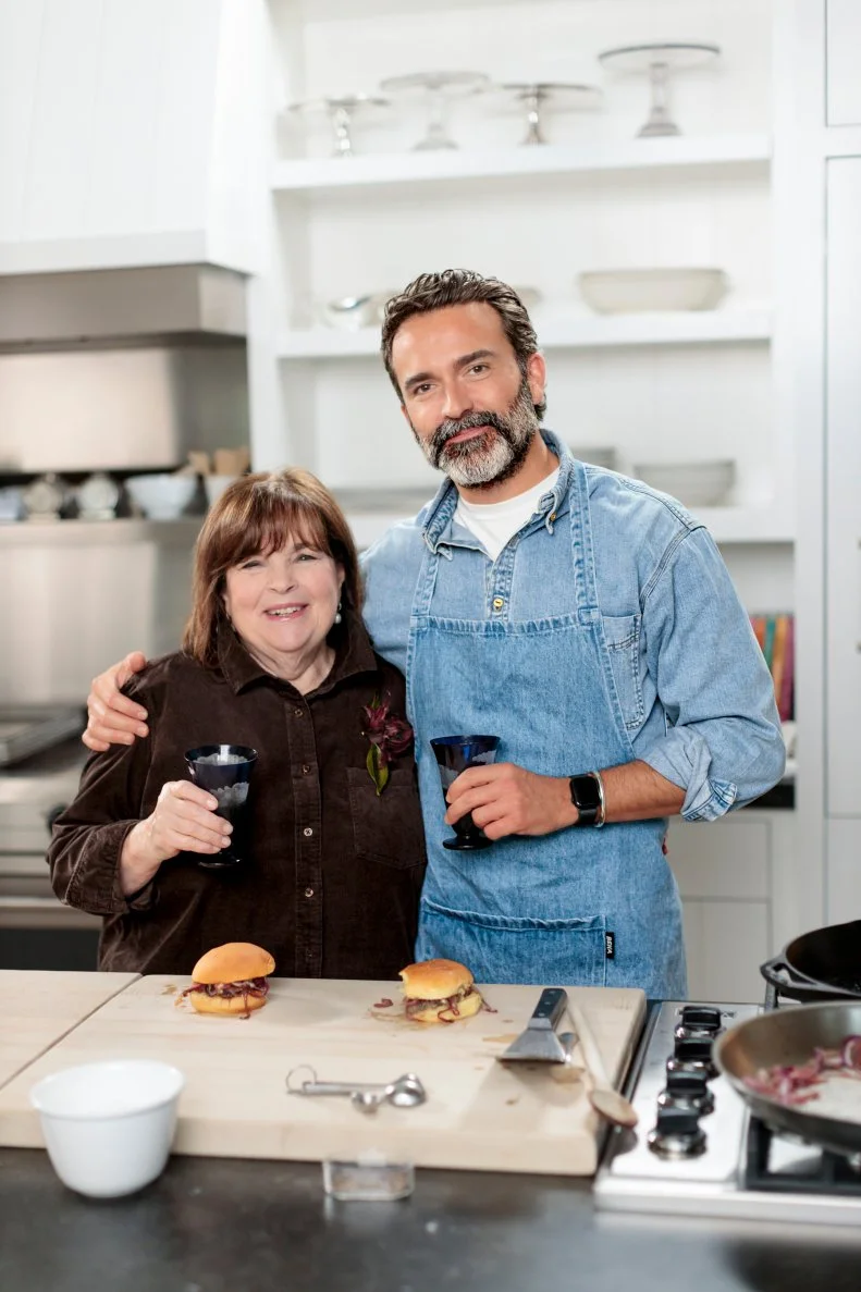 Fashion Designer Daniel Roseberry and Ina Garten Toast With Champagne ...