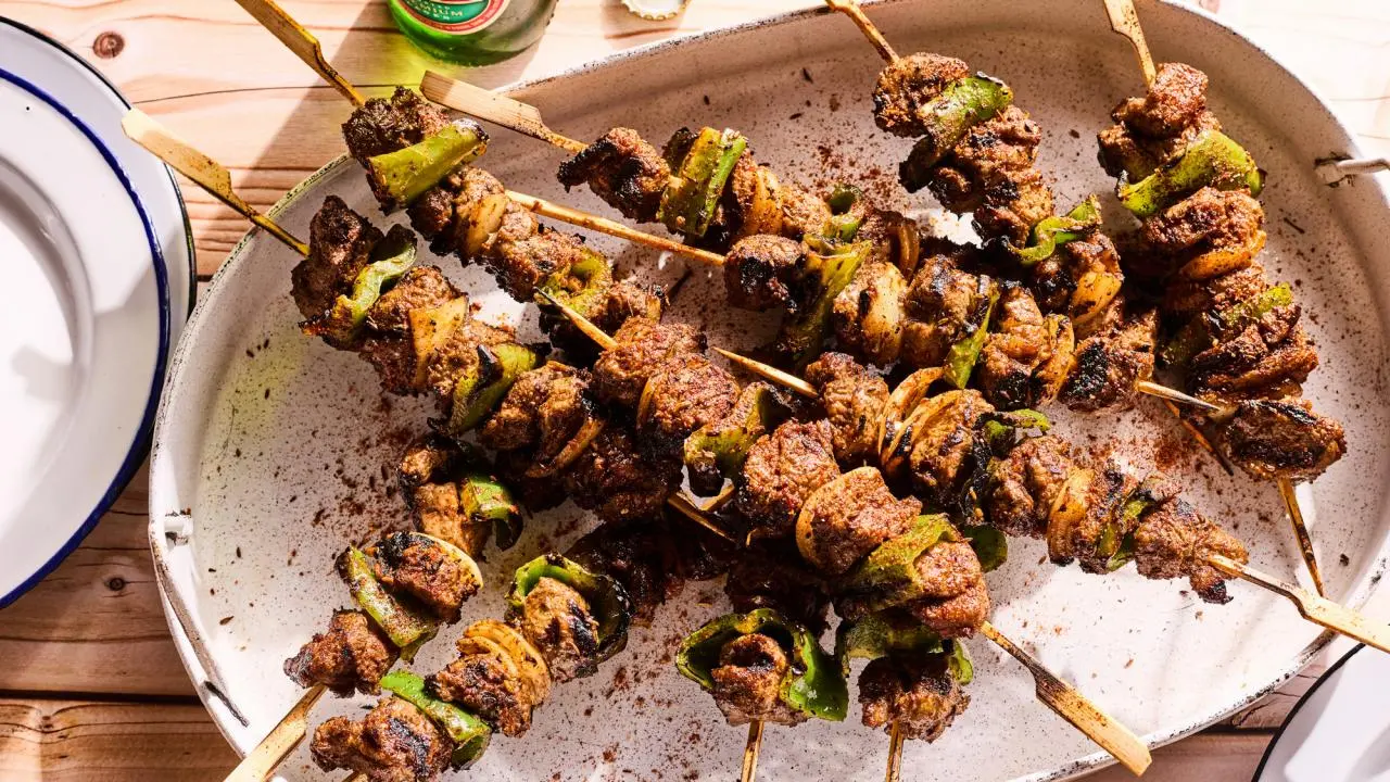 Grilled Cumin Lamb Skewers Recipe | Food Network Kitchen | Food Network