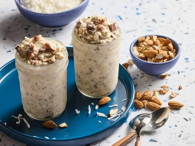 High-Protein Coconut, Almond and Chocolate Overnight Oats Recipe | Food ...