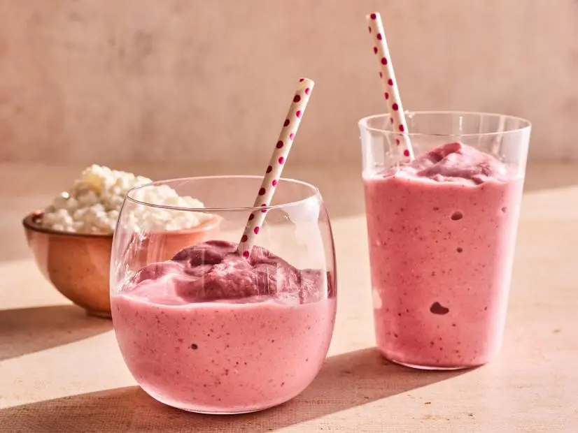Strawberry-Banana Cottage Cheese Smoothie Recipe | Food Network Kitchen ...