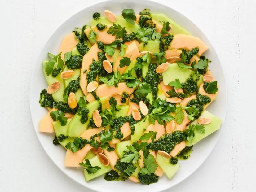 Melon with Spicy Cilantro Sauce Recipe | Food Network Kitchen | Food ...
