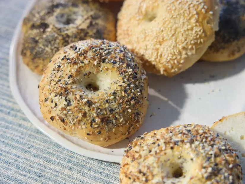 4-Ingredient Cottage Cheese Bagels Recipe | Food Network Kitchen | Food ...