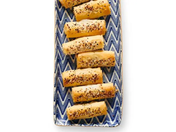 Phyllo Cigars with Ricotta and Feta Recipe | Food Network