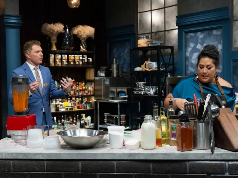 Interview: Ayesha Nurdjaja, the Newest Titan on 'Bobby's Triple Threat' | Food Network