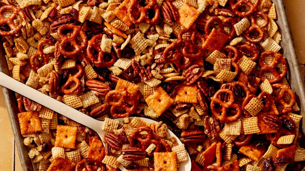 Thanksgiving Snack Mix Recipe | Food Network Kitchen | Food Network