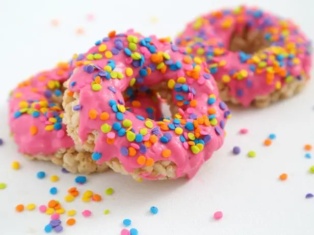 Rice Crispy Doughnuts Recipe | Fake Bake | Food Network