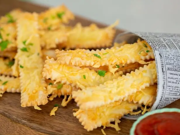 Parmesan Pie Fries Recipe | Fake Bake | Food Network