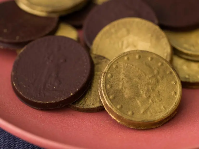 Dark Chocolate Cherry Gelt Recipe | Wanna Make This? | Food Network