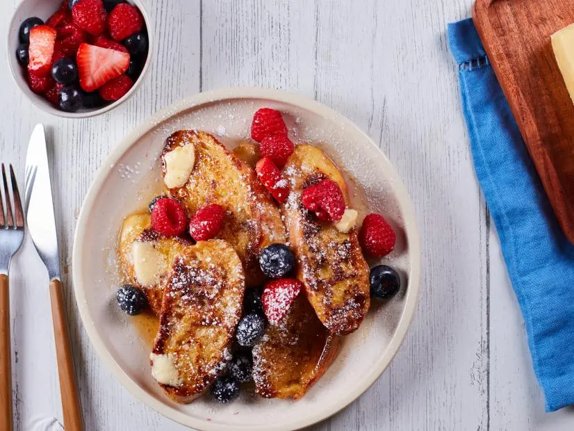 Mini French Toast with Berries Recipe | Bev Weidner | Food Network